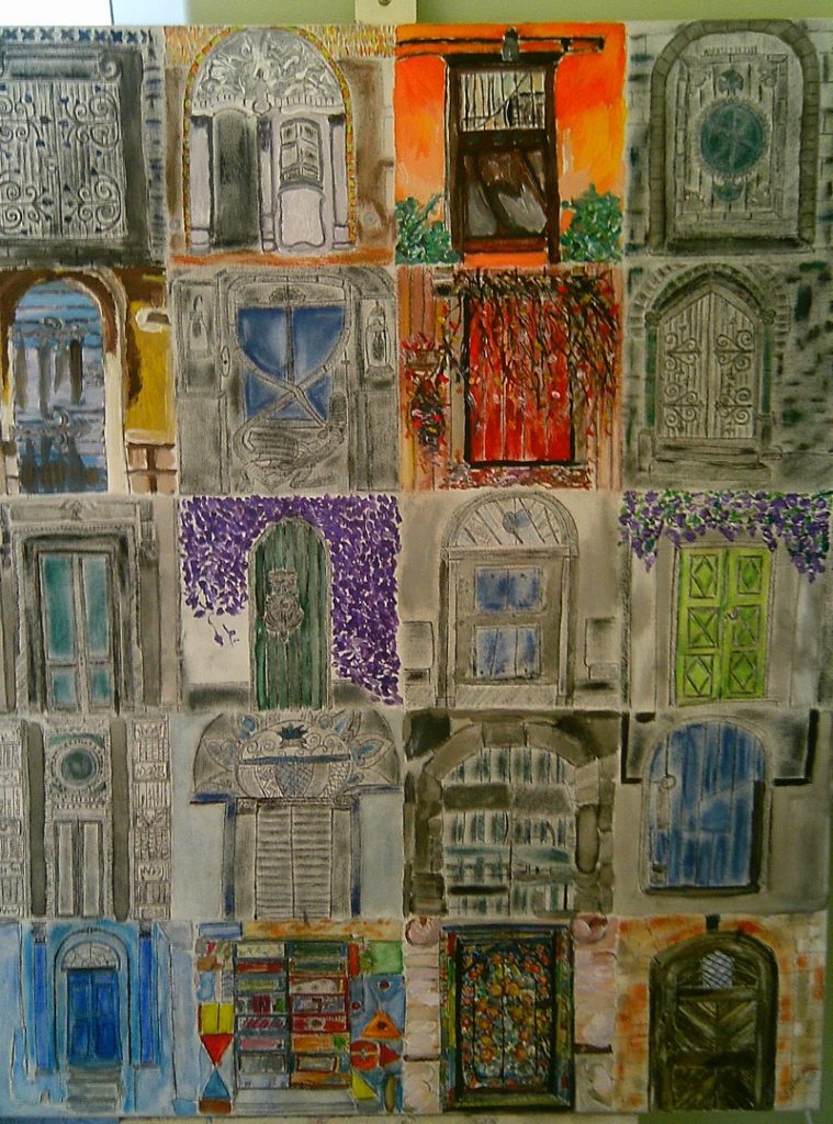 Quadro portas - Galeria de arte